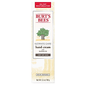 Burt's Bees Baobab Oil Ultimate Care Hand Cream, 3.2 Oz (Package May Vary)