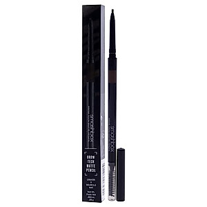 Brow Tech Matte Dual-Ended Eye Brow Pencil, Longwearing Formula, Brunette