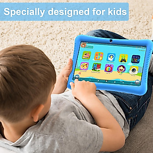 Kids Tablet 10 in Android 13 Tablet for Kids Toddler Tablet Childrens Tablet Age 3-12 Quad Core 3GB RAM 32GB ROM with Parental Control, Pre-installed Kids Educational APP,HD Screen,Dual Camera