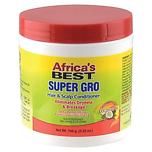 Africa's Best Super Gro Hair and Scalp Conditioner, 5.25 Oz (AB20203)
