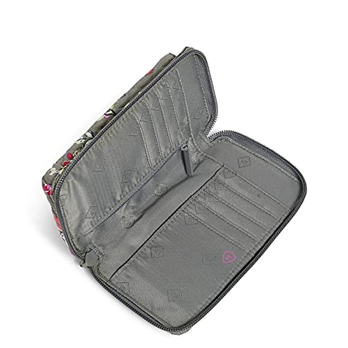 Vera Bradley Women's Cotton Smartphone Wristlet With RFID Protection, Hope Blooms - Recycled Cotton, One Size