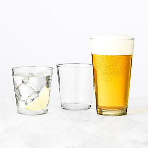 Libbey 1639HT Restaurant Basics DuraTuff Mixing Glasses, 16-ounce, Set of 6