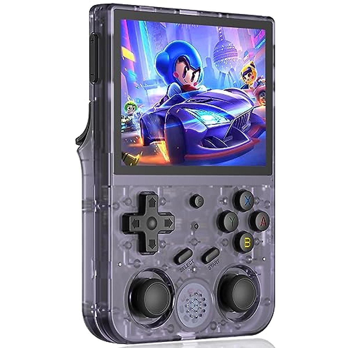 RG353V Retro Handheld Game with Dual OS Android 11 and Linux,RG353V with 64G TF Card Pre-Installed 4452 Games Supports 5G WiFi 4.2 Bluetooth Online Fighting,Streaming and HDMI