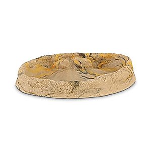 imagitarium Marbled Rock Entry Reptile Dish, Small