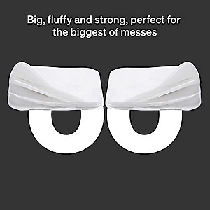 Love Noobs Baby Cotton Pads for Diaper Change, 360 Count, Ultra Soft 100% Organic Extra Large Cotton Pads for Baby Sensitive Skin, Lint-Free Premium Jumbo Size Cotton Pads, 100% Cotton Squares