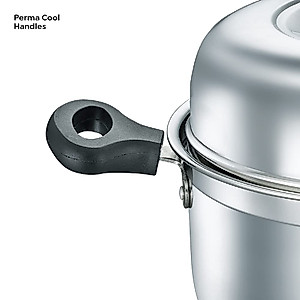 TTK Prestige PRID6 Cooker, 5Plates + 1 Mini Idli Plate, SILVER