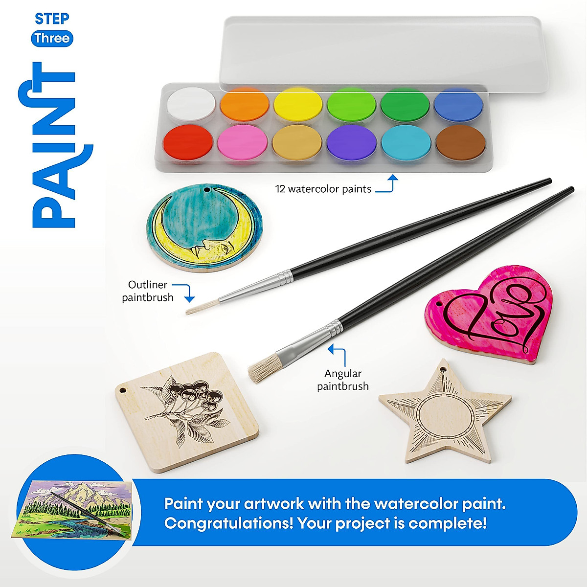 Craft Culture Beginners Wood Burning Kit for Kids and Teenage Boys & Girls Cool Gifts for Boy or Girl Craft Projects Gift Idea for Older Children Teen Woodburning DIY Hobby Kits Art Crafts Activities