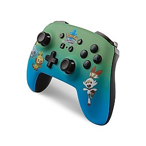 PowerA Enhanced Wireless Controller for Nintendo Switch - Pokémon Sword, Nintendo Switch Lite, Gamepad, game controller, Bluetooth controller, AA Battery