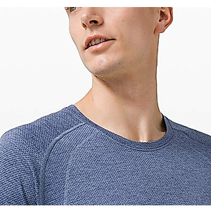 Lululemon Athletica Lululemon Mens Metal Vent Tech Long Sleeve Shirt(Midnight Shadow/Tempest, L)