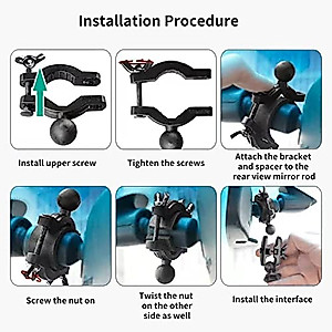 YeeBeny Dash Cam Mount Rear View Mirror Holder, Redtiger Dash Cam Mount Be Applicable to REDTIGER F7N-Plus