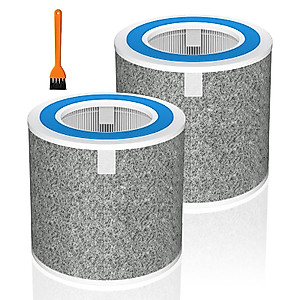 2 Pack HP102 Filter Compatible with Shark HP102 HP102PET HC450 HC450C HC451 HC452 HC452C HC455 HP100 HP100C HP102C HP105 UA205 UA455 Model