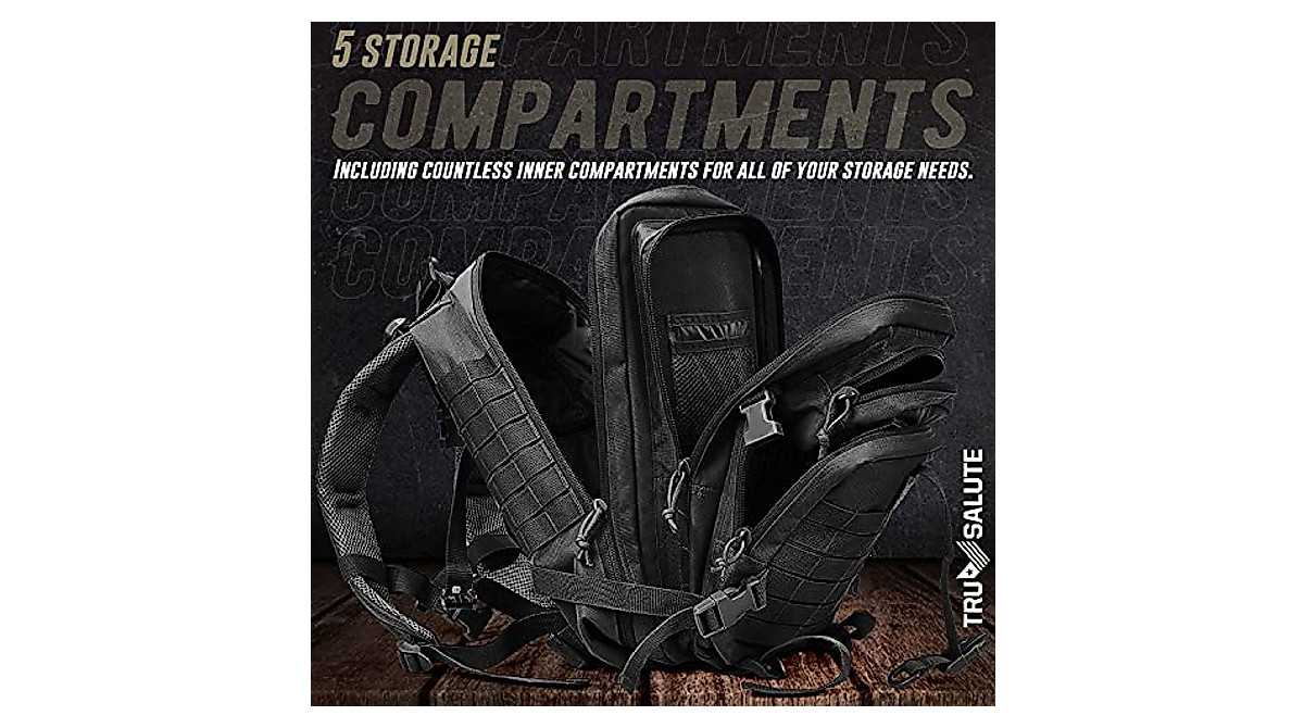 Tru Salute 40L Tactical Backpack for Adventurers