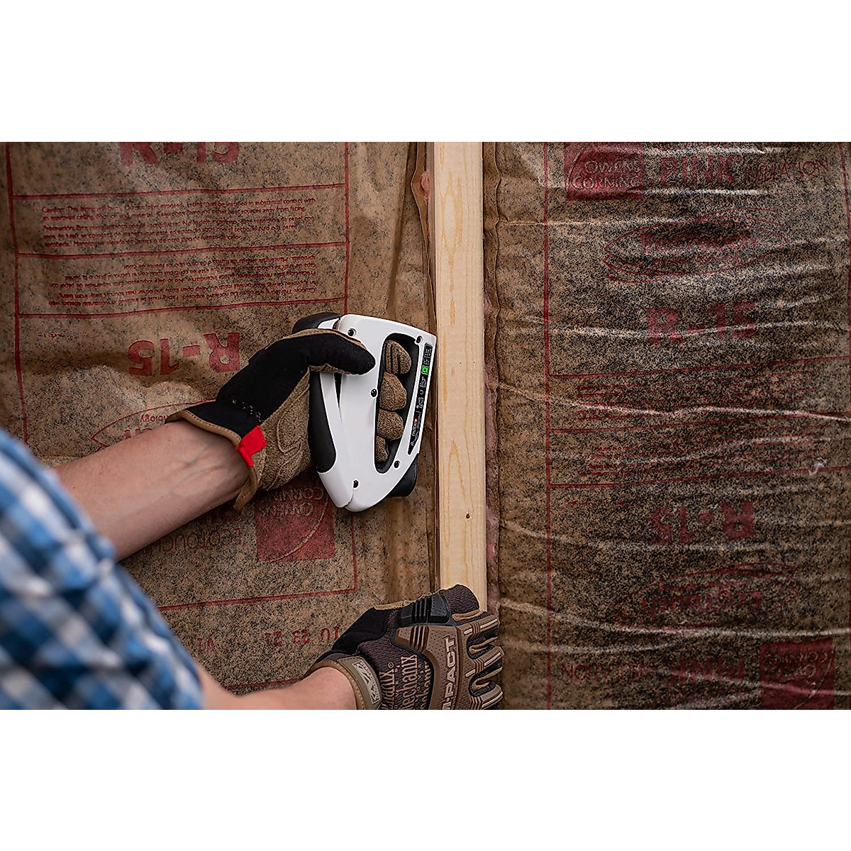 Arrow TT21 TruTac Forward Action Staple Gun, Manual Push Stapler for Upholstery, Crafts, Decorating, and Repairs, Fits JT21 Thin Wire Staples