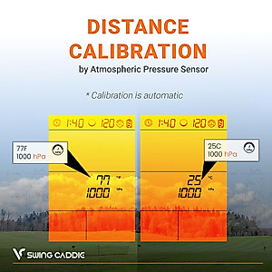 Voice Caddie SC200Plus Portable Golf Launch Monitor and Swing Analyzer with Real-Time Shot Data Tracking - 12-Hour Battery Life
