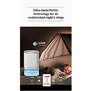 Green Piece Dehumidifier - For Smaller Rooms - 2 Liter - Easy to empty