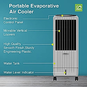 Portable Air Conditioner Symphony Bonaire 3-in-1 Evaporative Air Cooler with Remote Control, Timer, Auto Swing, for Home, Office (Diet 8i)