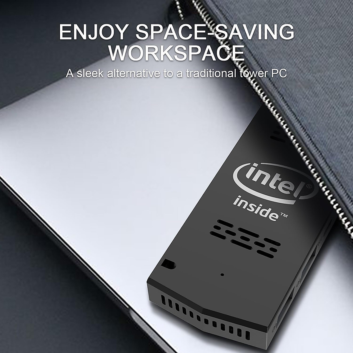 ALADAWN PC Stick Intel Atom Z8350 4GB 64GB with Windows 10 Pro,Mini Computer Stick Support Auto Power on,4K HD,Dual Band WiFi 2.4/5G,Intel pc Stick on Business Office Industrial IOT Media Home