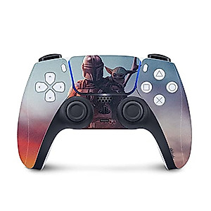 Game Console and Controller Skins and Wraps for PS5 Disc Version, Durable Scratch Resistant Bubble-Free Stitckers for Playstation5 Disk Edition