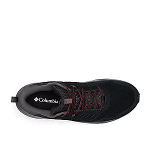 Columbia Men's Plateau Venture Mid, Black/Red Element, 11.5