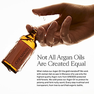 Josie Maran Argan Oil Daily Facial Moisturizer with SPF 47 & SunBoost ATB - Lightweight, Chemical Free Facial Sunscreen with Jojoba Oil & Green Tea - Smooths Texture & Boosts Radiance (2 oz)