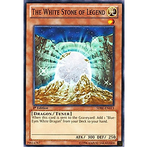 Yu-Gi-Oh! - The White Stone of Legend (SDBE-EN013) - Structure Deck: Saga of Blue-Eyes White Dragon - 1st Edition - Common