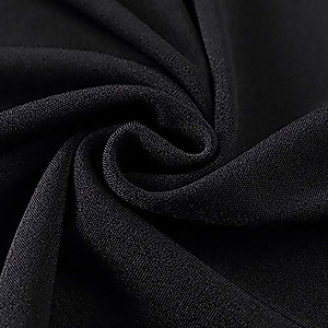 Petite Yoga Pants for Women Petite Length Casual Women's Leg Pants Yoga Bell Wide Long Waist Bottom High Palazzo Yoga Black