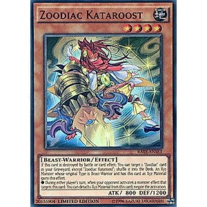 Zoodiac Kataroost - Rate-ENSE3 - Super Rare - Limited Edition - Raging Tempest: Special Edition