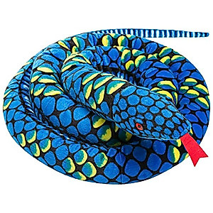 MUOVE Snake Stuffed Animal, Plush Large Snake Realistic Snake Toy, 110 inch Gifts for Kids