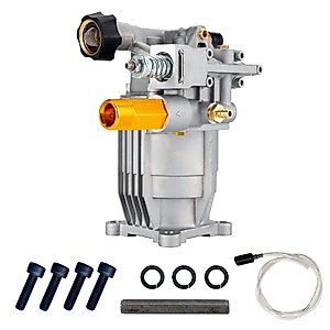 SANOL Max 3000 PSI Pressure Washer Pump Horizontal 3/4'' Shaft 2.4 GPM Power Washer Pump Replacement For Honda GC190, 309515003,308418007, G3050OHC, 020241 and More