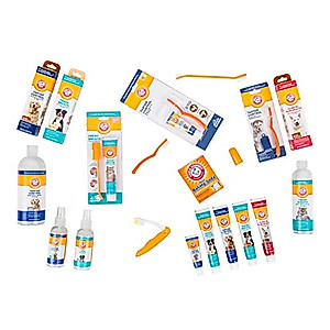 Arm & Hammer for Pets Clinical Care Dental Gum Health Kit for Dogs | Contains Toothpaste, Toothbrush & Fingerbrush | Soothes Inflamed Gums, 3-Piece Kit, Chicken Flavor