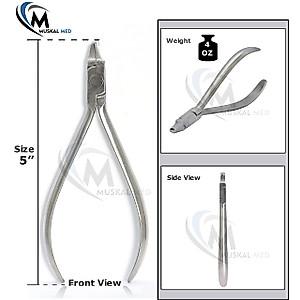 VISION TEK MED Orthodontic Dental Dimple Horizontal Plier Thermal Forming Retainer Clear Aligner Braces Plier