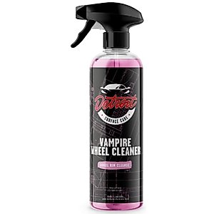 Detroit Surface Care Vampire Wheel Cleaner - Strongest Wheel Cleaning Spray - Brake Dust Remover - Safe On Clear Coated, Plasti Dipped and Chrome Wheels