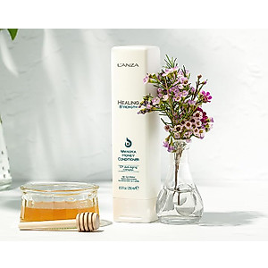 L’ANZA Healing Strength Manuka Honey Conditioner - Strengthens, Protects and Restores Weak, Fragile, and Aged Hair, Rich with Keratin Protein, Healing Oils, and Vitamin C (8.5 Fl Oz)