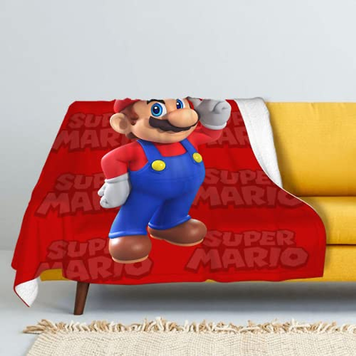 Boutique Throw Blanket - Super Soft Fleece Throw Blankets,Fuzzy Plush Blanket Oversized,Thin Lightweight Blanket for All Season - Style 3 - 50 x 60 inches