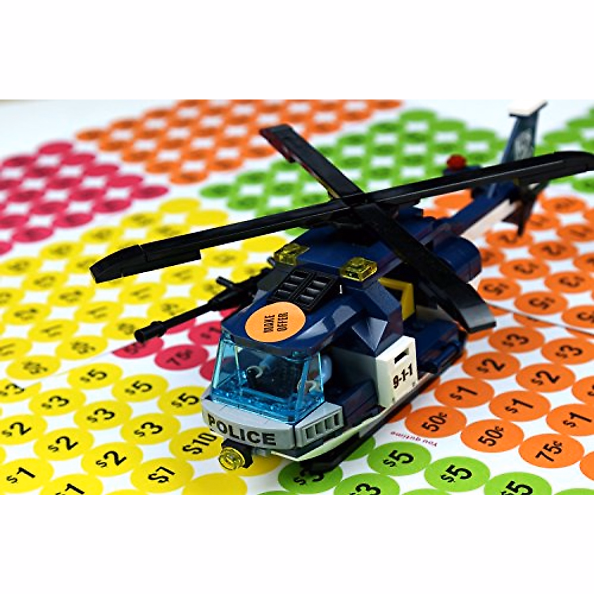 Garage Sale Price Stickers Pack of 4060 3/4" Round Bright Colors Label Stickers (with Price)