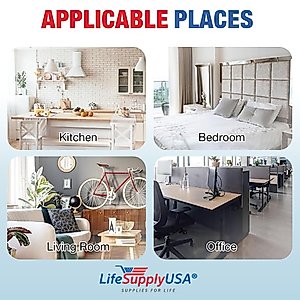 LifeSupplyUSA HEPA Air Filter Replacement Compatible with Kenmore, Whirlpool Models - Easy Install, Effective Particle Filtration, Durable 16x11x2
