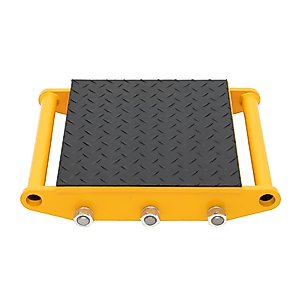 Shipping Trolley 360°Swivel Heavy Duty Machinery Mover Dolly Skate Roll Cart 15T Build to Last Excellent Loading Bearing Capacity High Stability Flexible Quiet Movement Homes Logistics Decoration