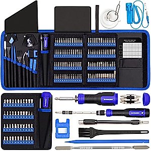 SHARDEN Precision Screwdriver Sets Magnetic 1/4 Inch Nut Driver Set Multi Screwdriver 191-in-1 Repair Tool Kit for Computer, iPhone, Laptop, Cell Phone, PS4, Nintendo, Xbox, Electronics, Household…