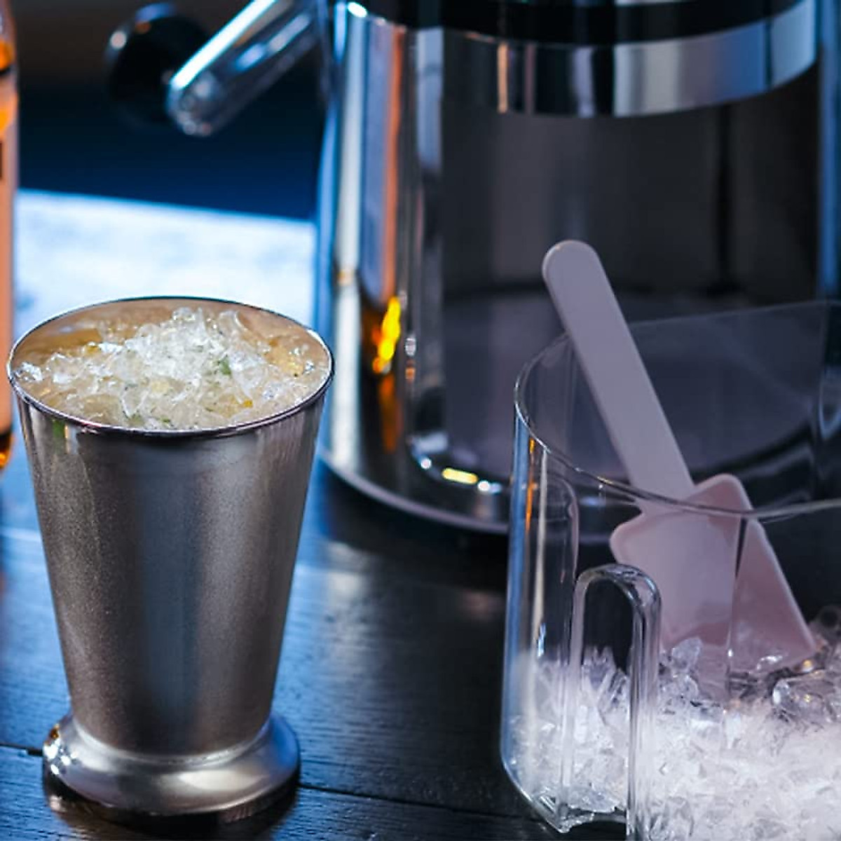 Luvitory Ice Crusher Machine for Home, Crushed Ice Maker, Easy to Use Shaved Ice Machine for Ice cube Drinks