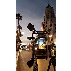 Super Lightweight Video Tripod DREAMGRIP 136EX-41 Universal Set with Original Track Connector for Mounting Rigs, Compatible for Any Smartphone (iPhone, Samsung, Pixel), and Any Action Camera or DSLR
