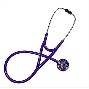 Stethoscope - Clinical Grade - Professional - Single Adult - Flower Power Design by Ultrascope