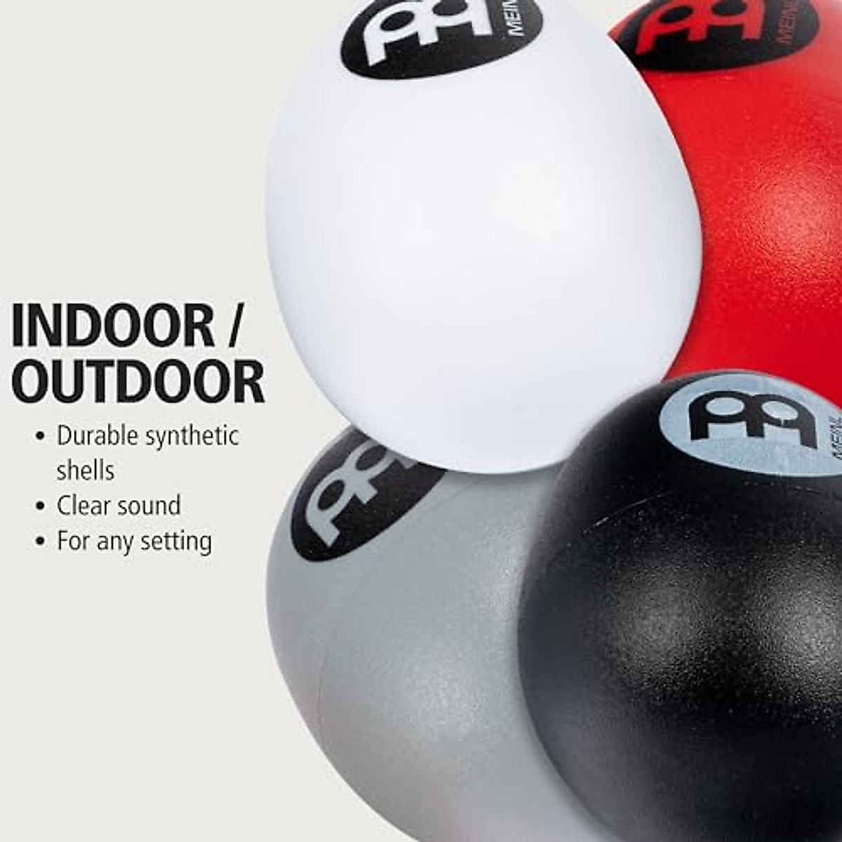 Meinl Percussion Set Egg Shakers 4-Piece Pack for All Music with Different Volume — NOT Made in China — Durable All-Weather, 2-Year Warranty (ES