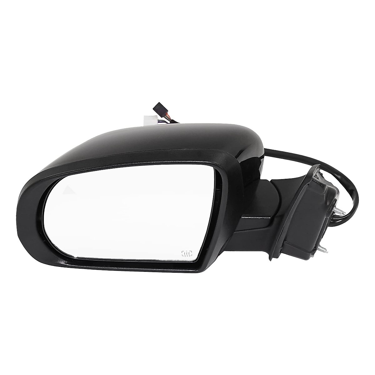 Kool Vue Driver & Passenger Side Power Heated Mirrors for Jeep Cherokee 2014-2018 Manual Fold With Signal Light, Blind Spot Monitor, Puddle Lamp & Auto-Dimming; Without Memory Paintable