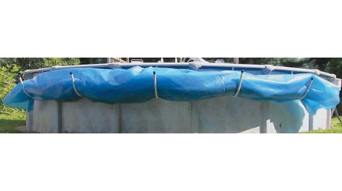 Solar Saddle Pool Cover Holder | Easy Above-Ground Pool Storage