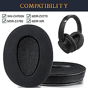 SOULWIT Cooling-Gel Replacement Earpads for Sony WH-CH700N (WHCH700N) & MDR-ZX780 (ZX780DC)/MDR-ZX770 (ZX770BN ZX770BT), Ear Pads Cushions for MDR-10R (10RNC 10RBT) Over-Ear Headphones