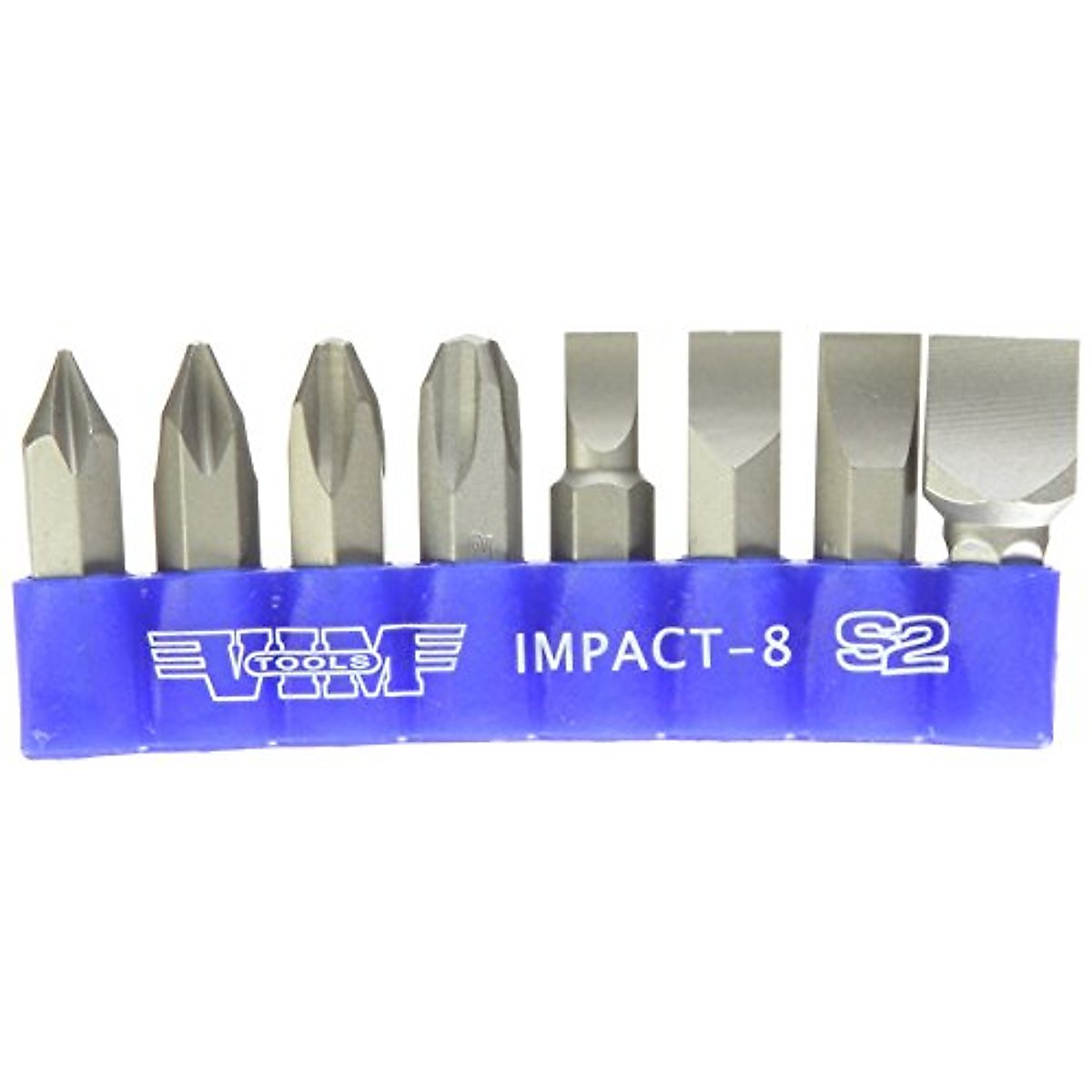 Vim Tools Impact-8 Impact Quality S2 Bit Set - 8 Piece