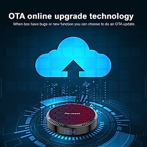 Android TV Box 12.0 RK3318 2GB 16GB TV Box Support HLG Mode 3D 4K Resolution and HDR10 Android Box with 2.4G 5G WiFi BT4.0 with Backlit Keyboard 1