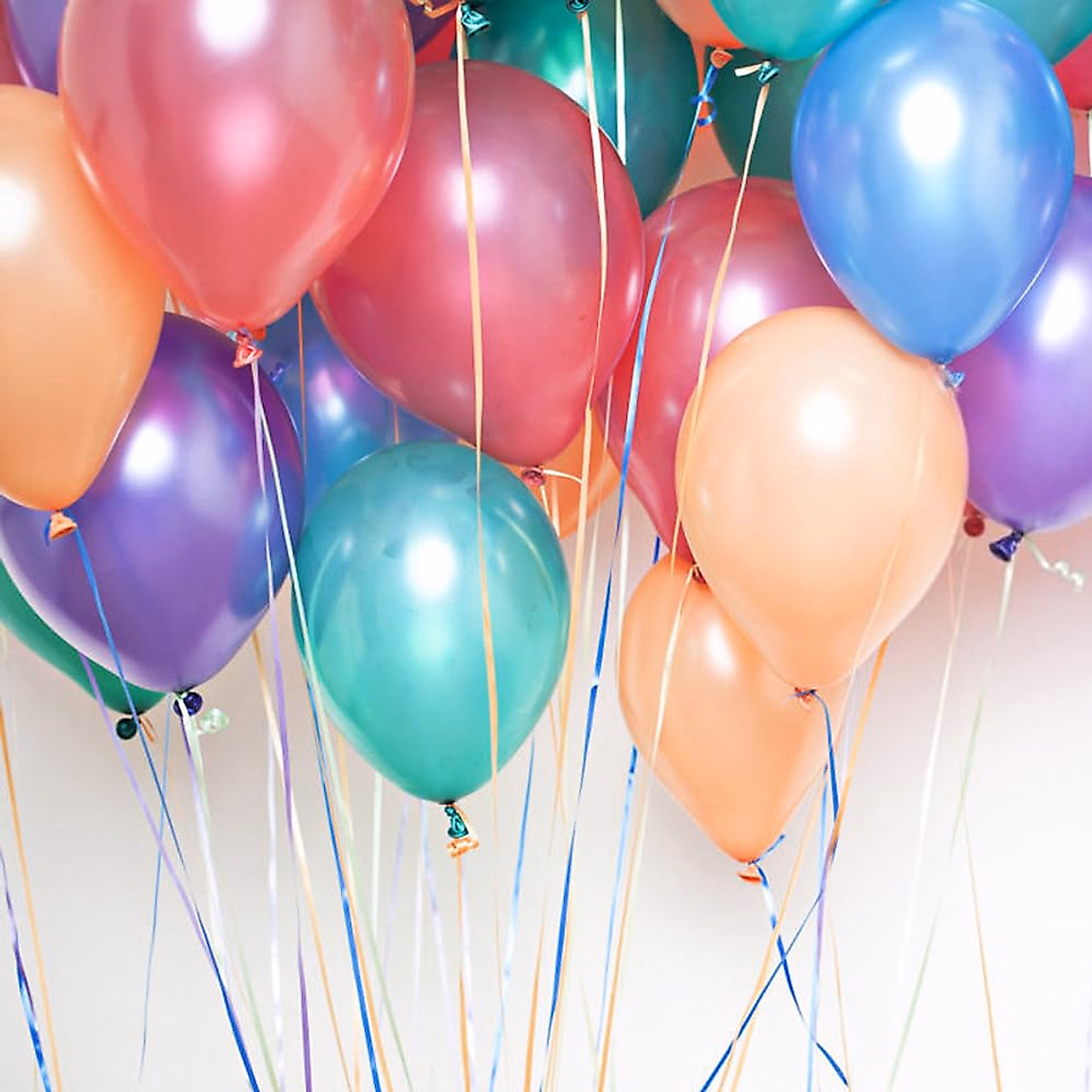 HimBen 500 Yards 3/16" Curling Ribbon White, Balloon String Curly Ribbon 1 Roll for Gift Wrapping, Birthday Wedding Party Festival Decoration, Baby Shower, Art Crafts, Florist Flowers