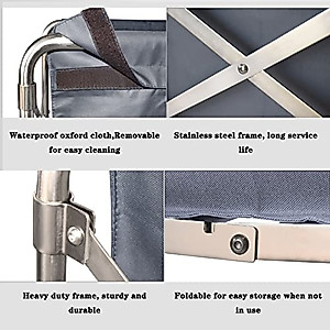 CXWAWSZ Collapsible Laundry Cart on Wheels Large Folding Laundry Cart Commercial Laundry Baskets, 12 Bushel (400L) Heavy Duty Laundry Cart, Removable Liner Bag 300 LB Weight Capacity