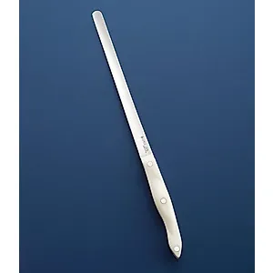 Cutco 1762 Salmon Knife with 5.5" WHITE (Pearl) Handle and 9.9" Straight Edge